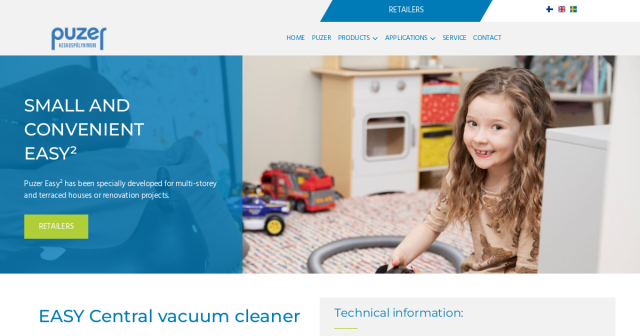Easy central vacuum cleaner