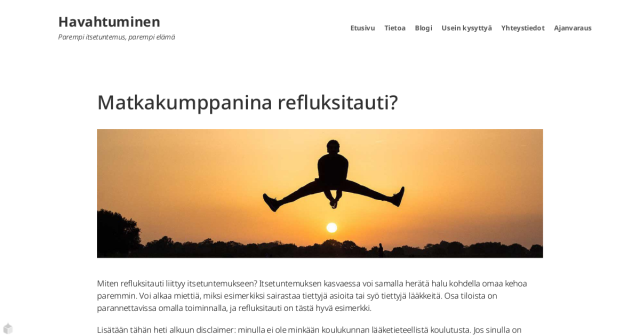 Matkakumppanina refluksitauti?